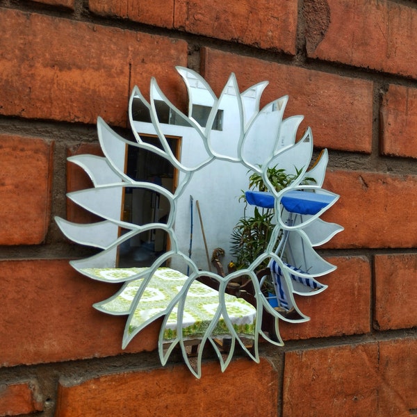 Sunflower Mirror - Etsy