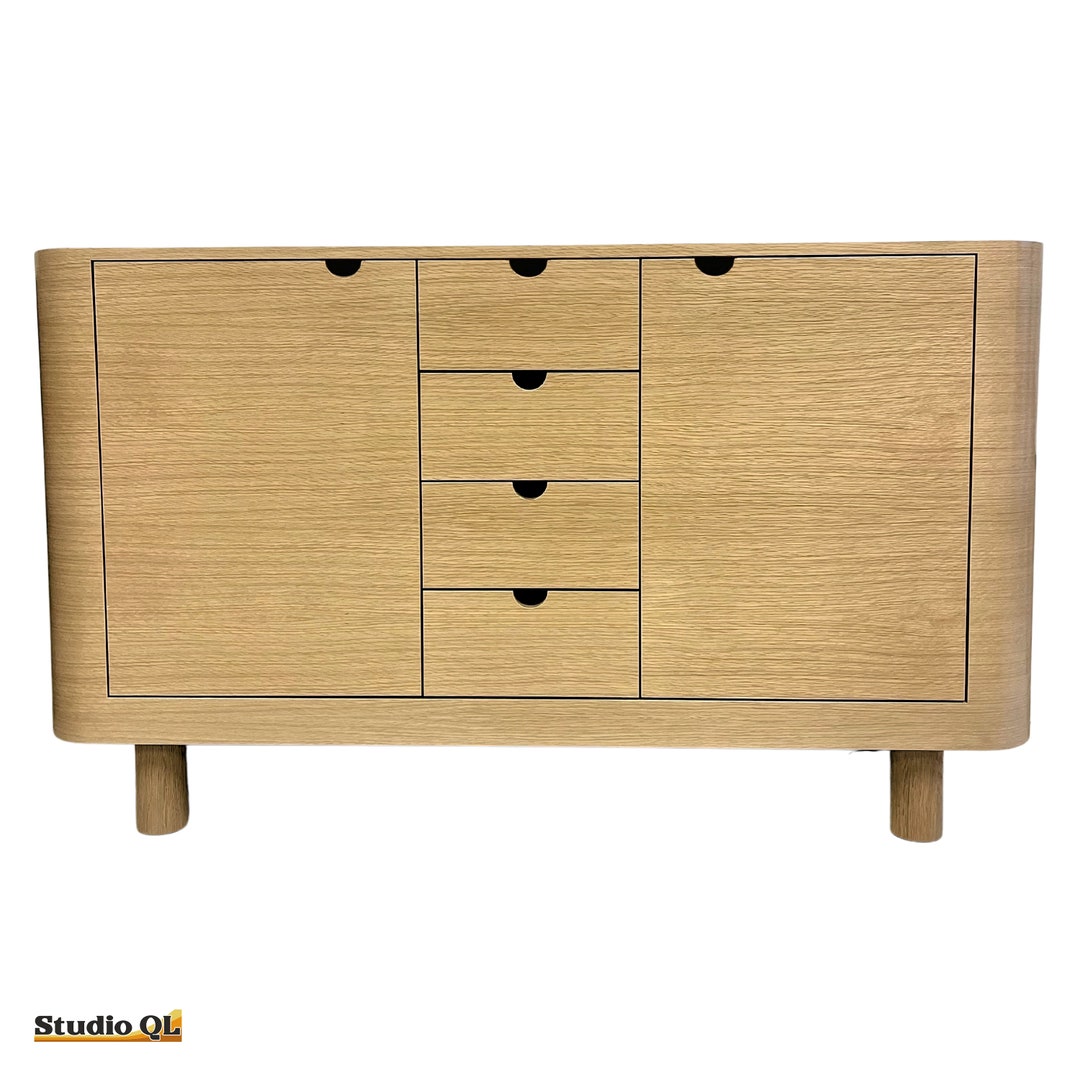 Curved Corners Bathroom Vanity, Custom Bathroom Vanity, Double Sink ...