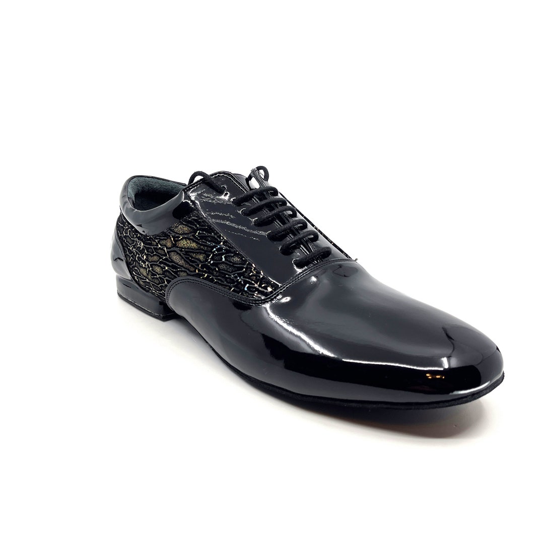 Movimiento Zapateo Holo Snake Patent Leather Hologram Pattern Handmade Men Designer Argentine ...