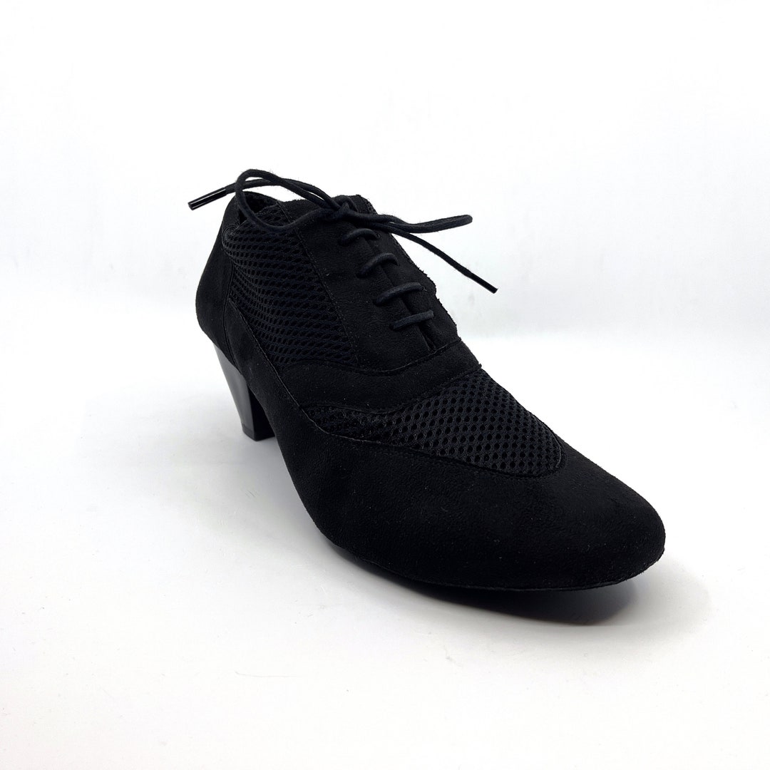 Movimiento Practica Black Mesh and Suede Handmade Women's Argentine ...
