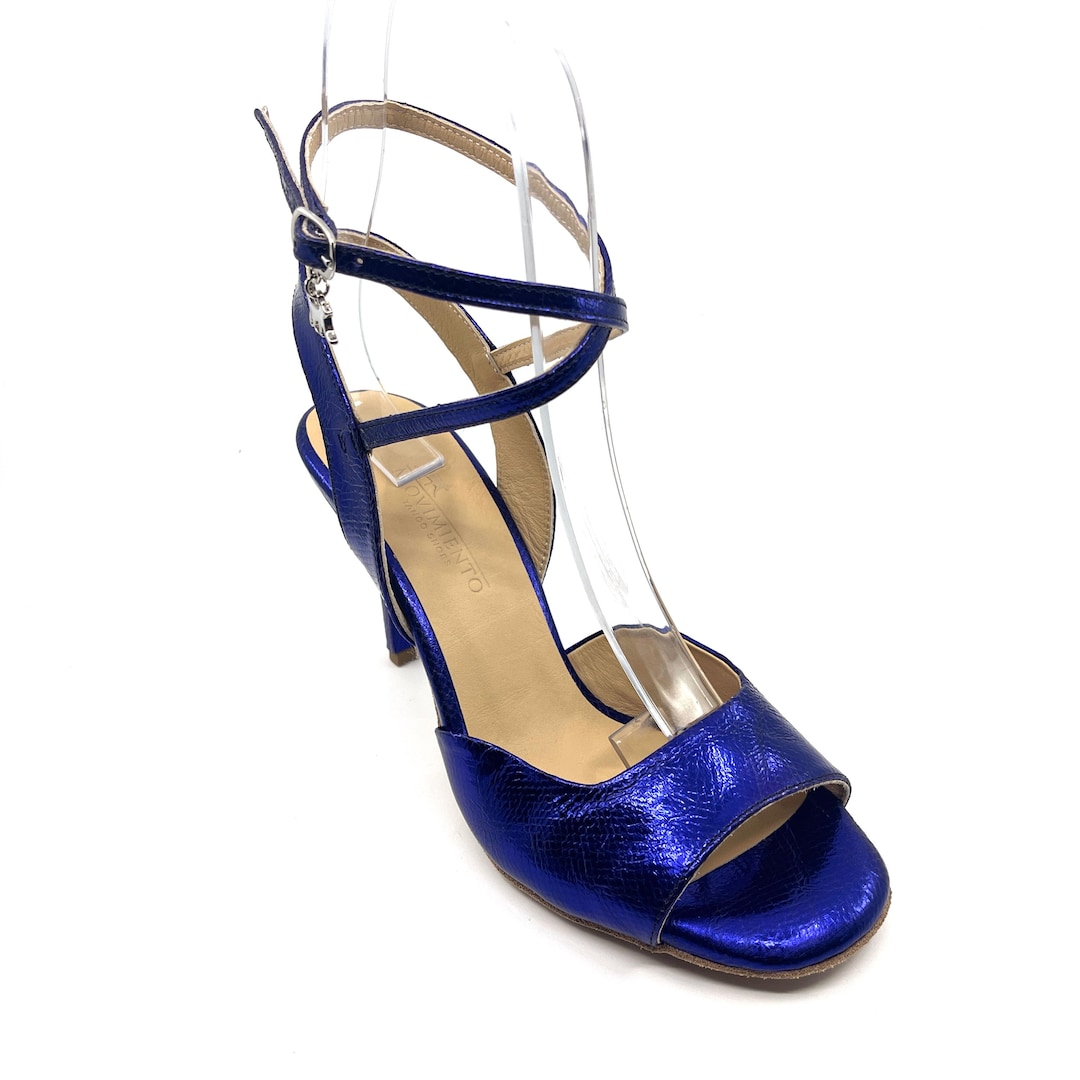 Movimiento Maestra Purple Glaze Shiny Purple Leather Handmade Women's ...