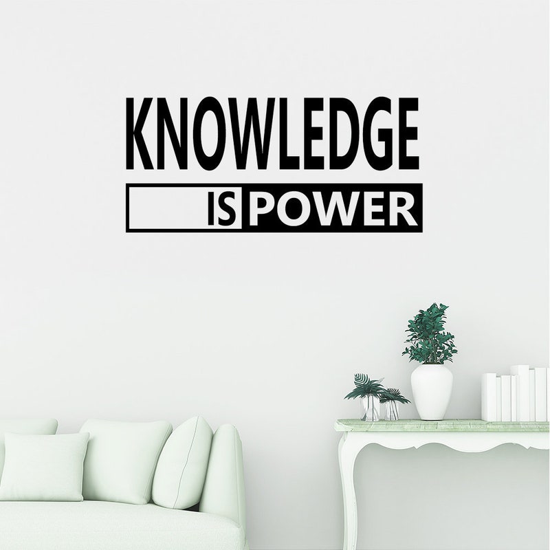 Knowledge is Power Poster - Etsy