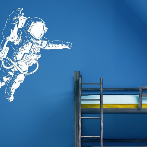 Astronaut Decal Astronaut Sketch Vinyl Sticker Hand Draw - Etsy