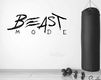 Beast Mode Decal | Etsy