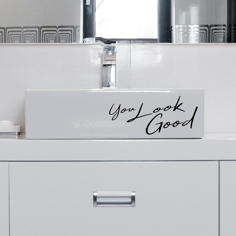 Vanity Mirror Decal - Etsy