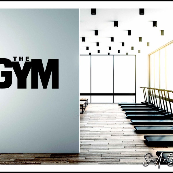 Gym Wall Decal - Etsy