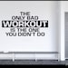 Home Gym Vinyl Decal, Motivational Gym Quotes Wall Decor for Your ...