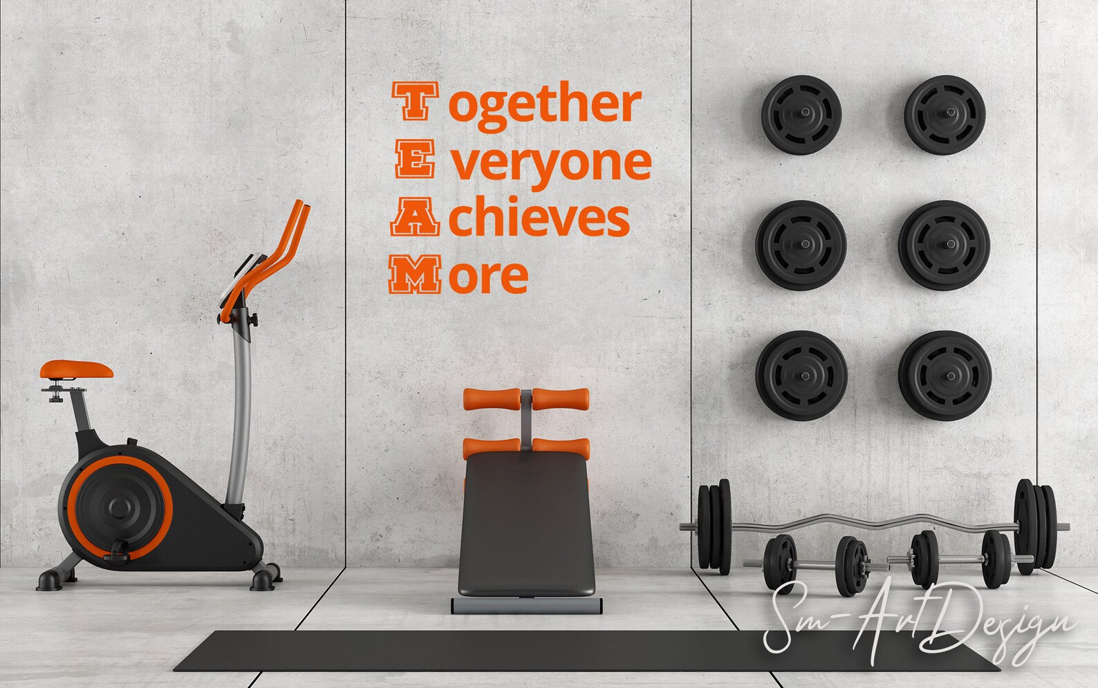 TEAM Together Everyone Achieves More Wall Decal Wall Art Vinyl Sticker ...