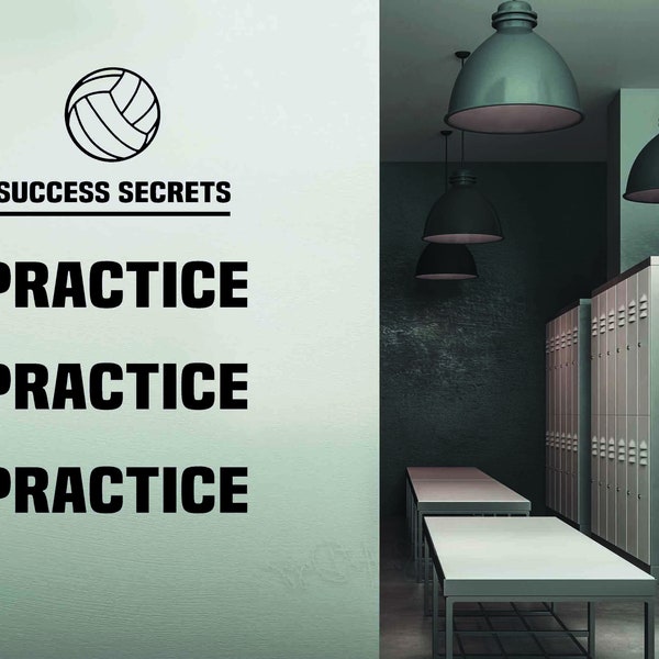 Volleyball Locker Room Decor - Etsy