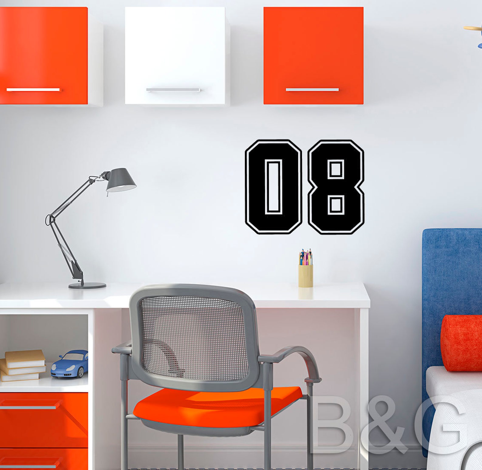 Sports Jersey Numbers Decals Choose Your Numbers 0-99 - Etsy