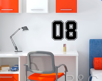 0-99 Custom Numbers Custom Number Decals Racing Car Decal Vinyl Numbers ...