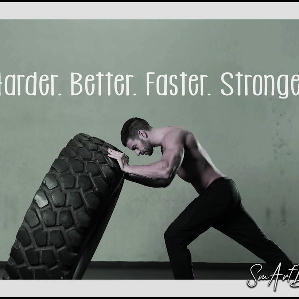 Faster Stronger - Etsy