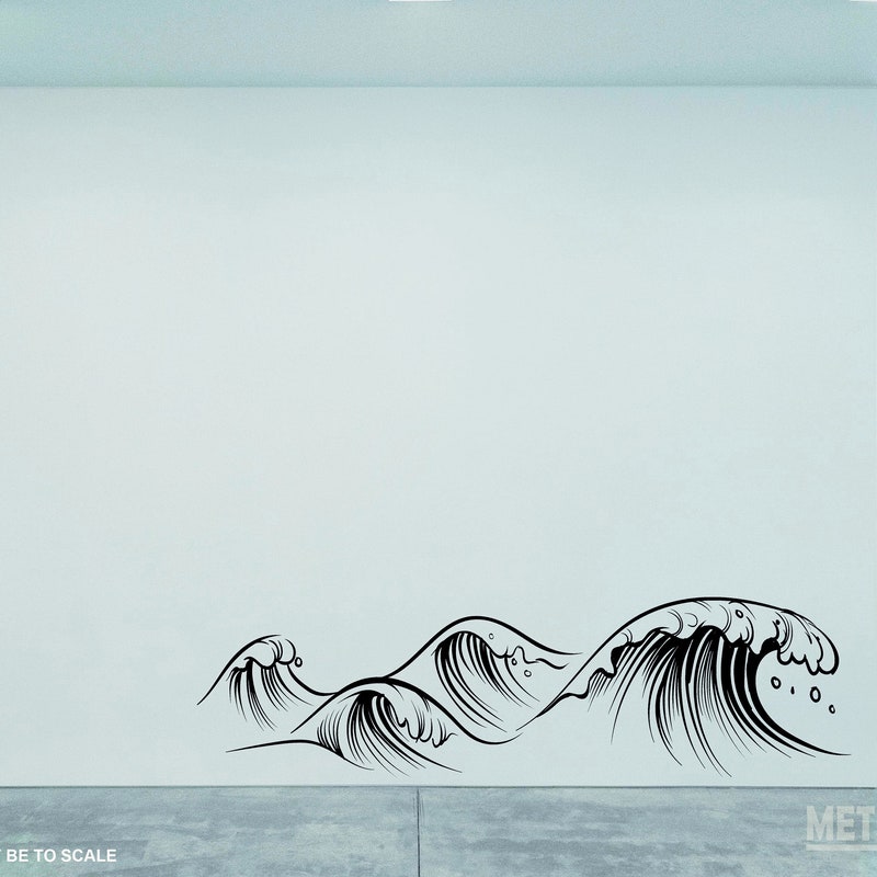 Waves Wall Decal - Etsy