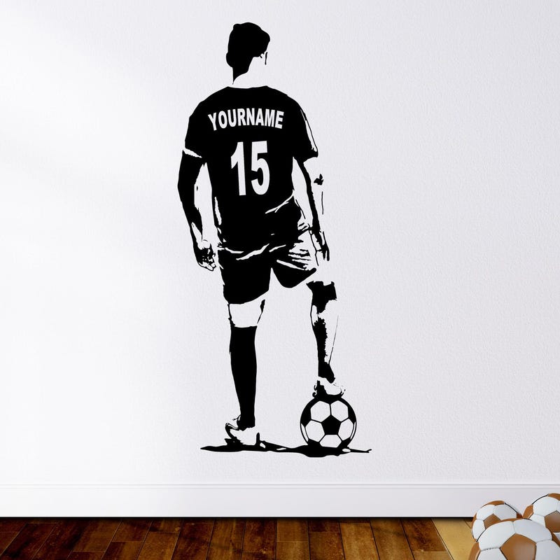 Soccer Wall Decal - Etsy
