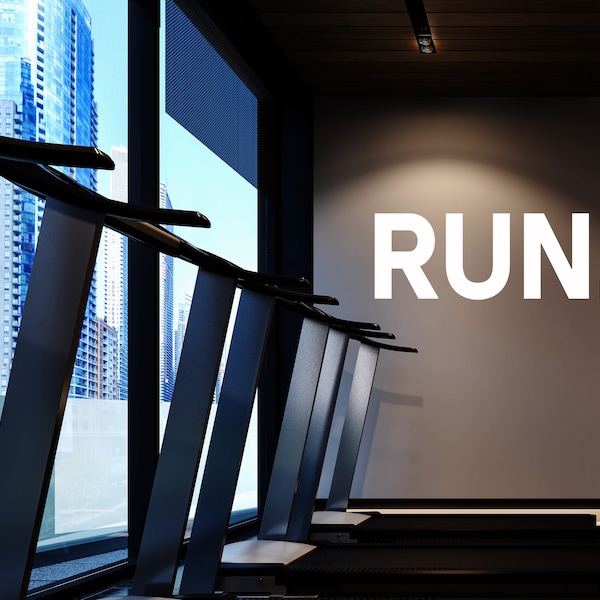 Running Wall Decal - Etsy
