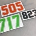 Custom Numbers 0-999 Decals Choose up to 3 Numbers Outdoor - Etsy