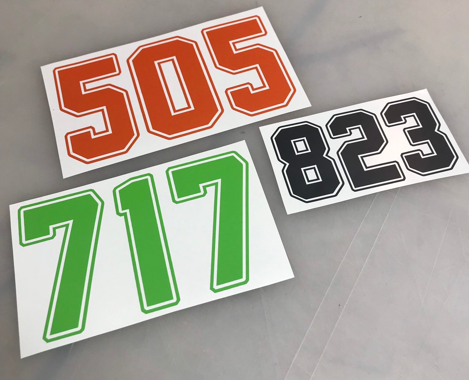Custom Numbers 0-999 Decals Choose up to 3 Numbers Outdoor - Etsy Canada