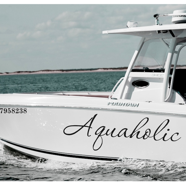 Custom Boat Decals - Etsy
