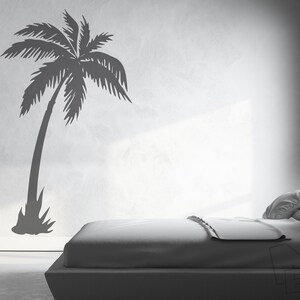Palm Tree Wall Decal - Wall Decor - Coconut Tree Vinyl Sticker Beach ...
