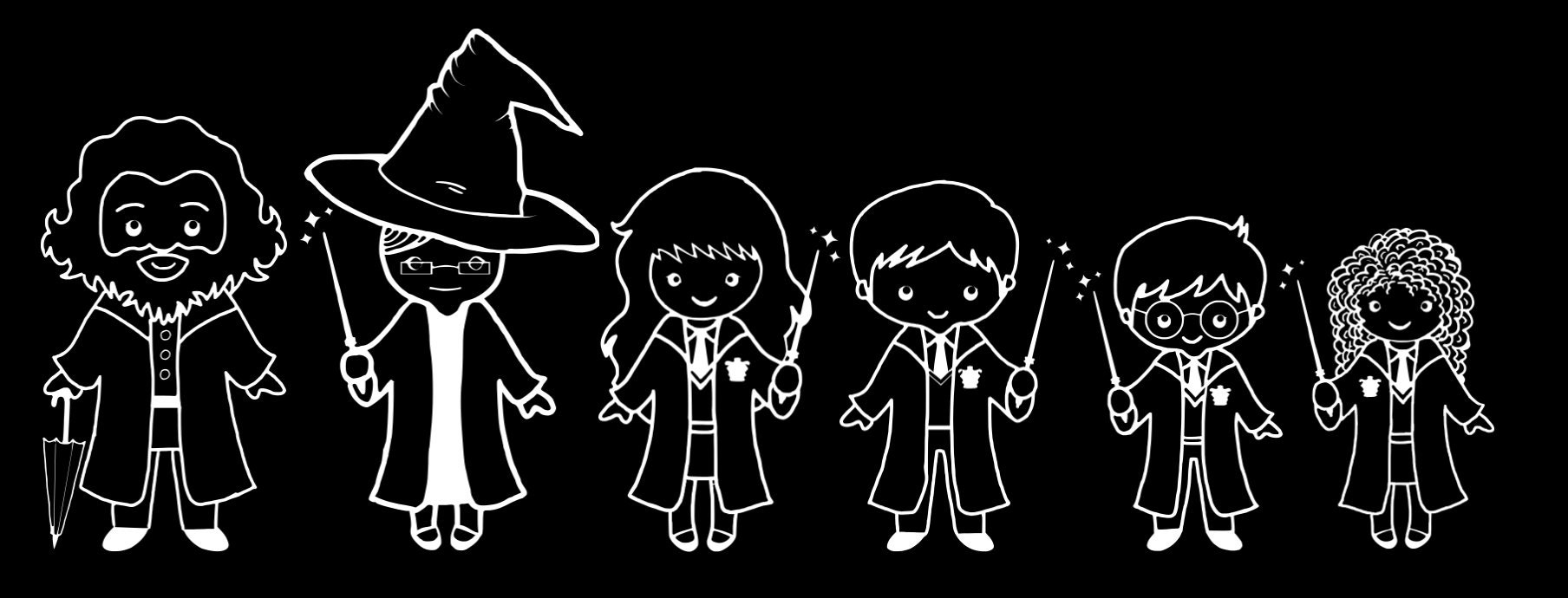 Personalized Custom Wizard Family Car Vinyl Decal Wizards | Etsy