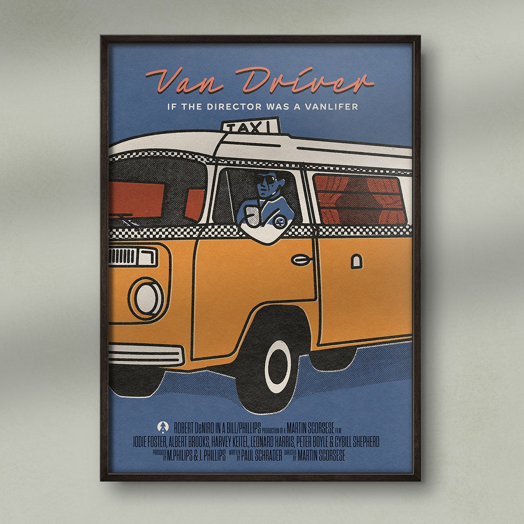 VAN DRIVER, Movie Poster for Vanlife - Etsy