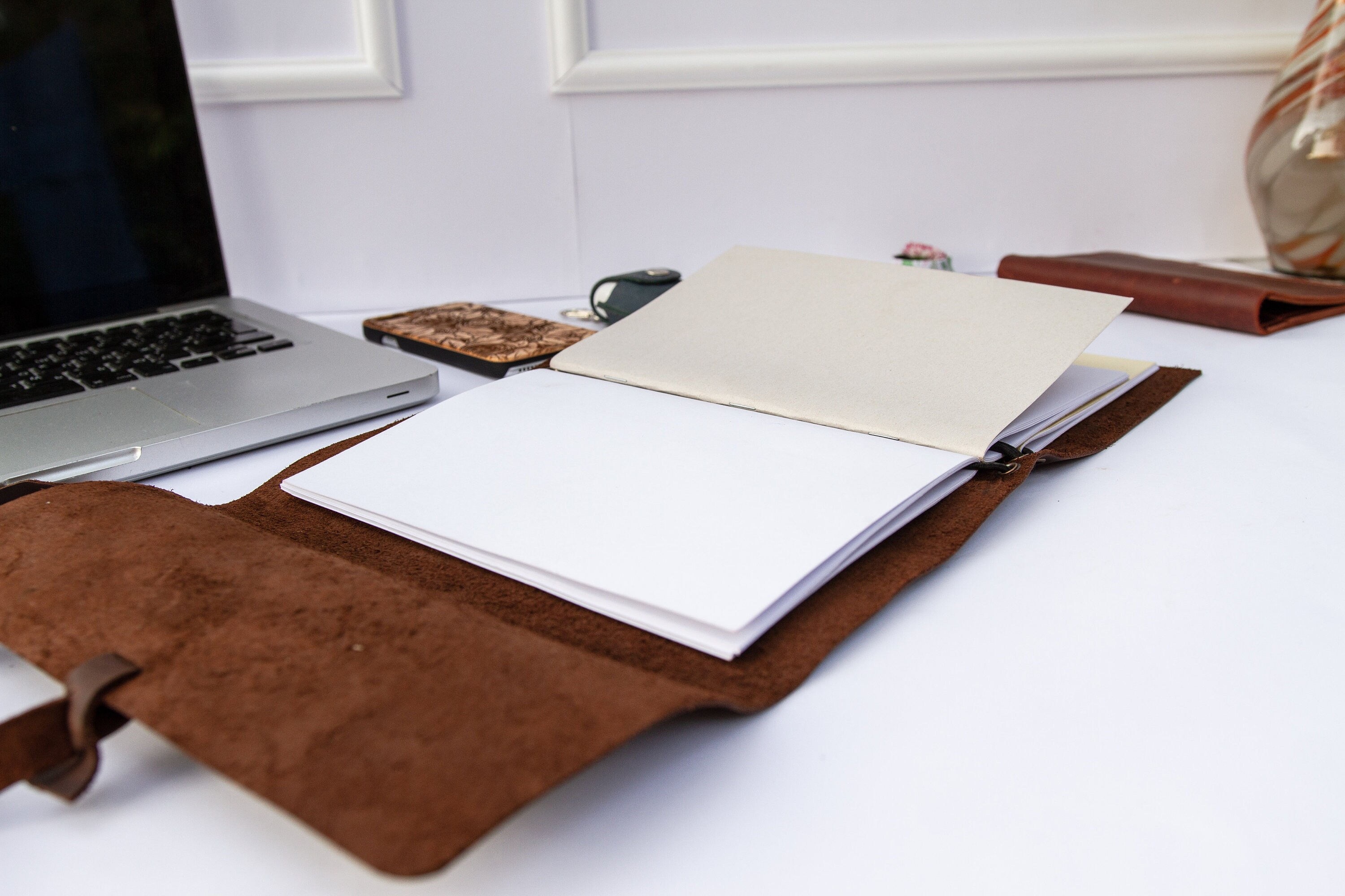 Leather notebook cover a5Notebook coverA5 notebook | Etsy