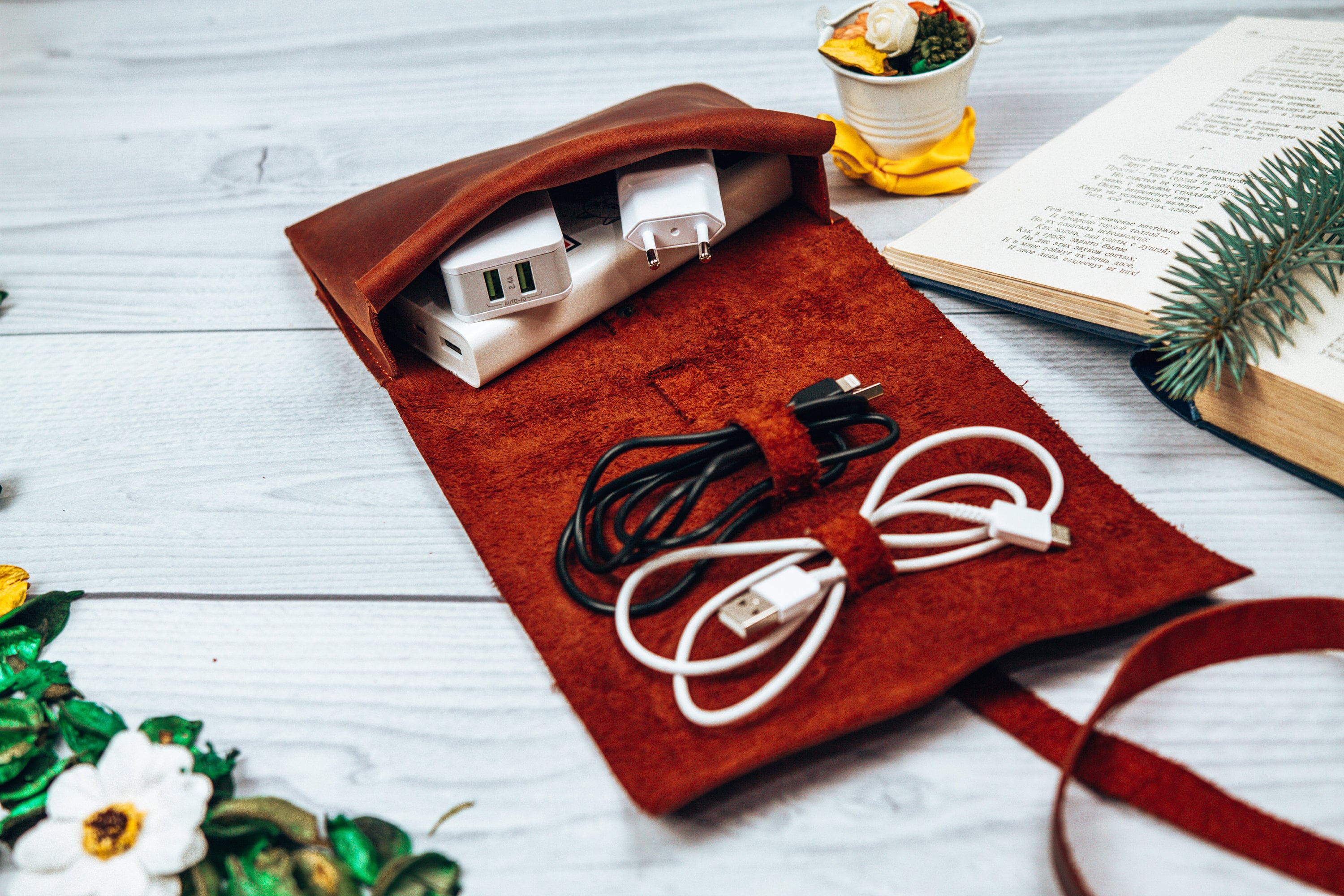 Cord organizerCable organizerCharger holderCharger | Etsy