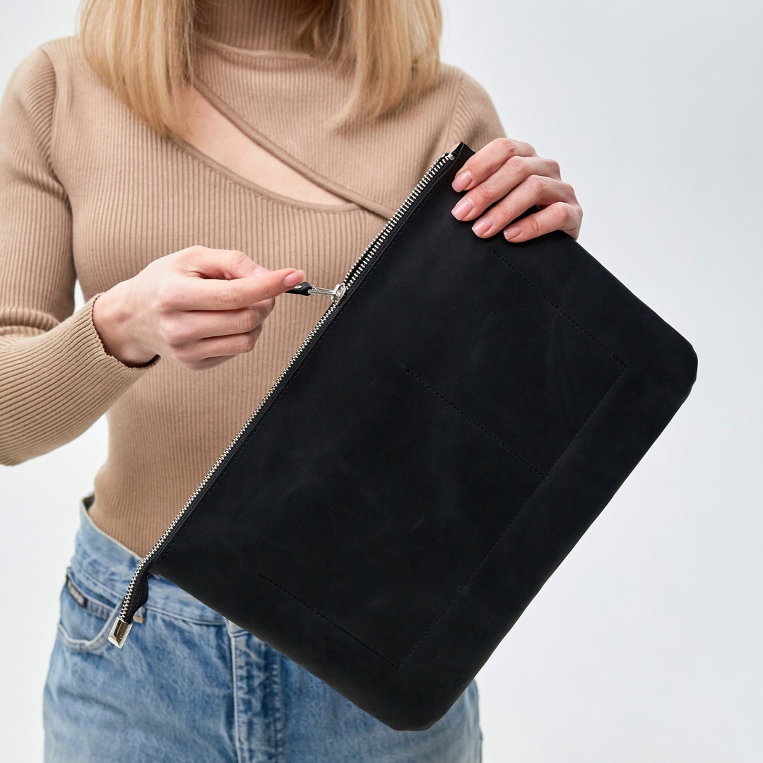 Leather Zipper Laptop Case,14 Inch Laptop Case,custom MacBook Air 13 ...