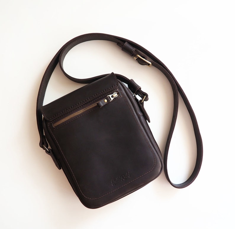 Small Shoulder Bag for Men, Small Crossbody Bag Men, Small Messenger ...