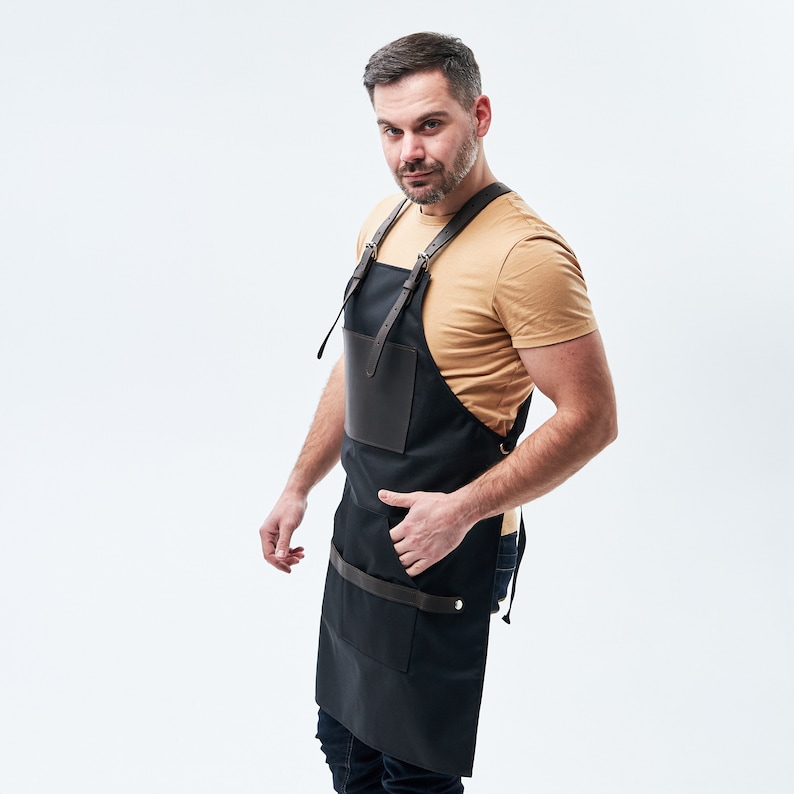 Canvas Apron for Mencustom Men's Apronpersonalized Apron - Etsy