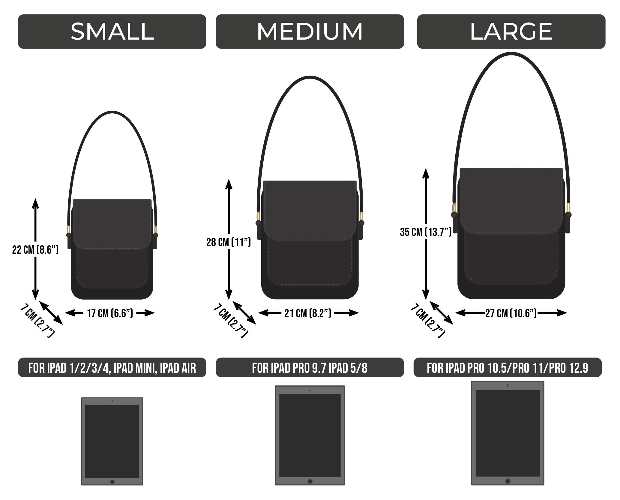 Black crossbody bagTablet bagSoft leather bagLeather ipad | Etsy