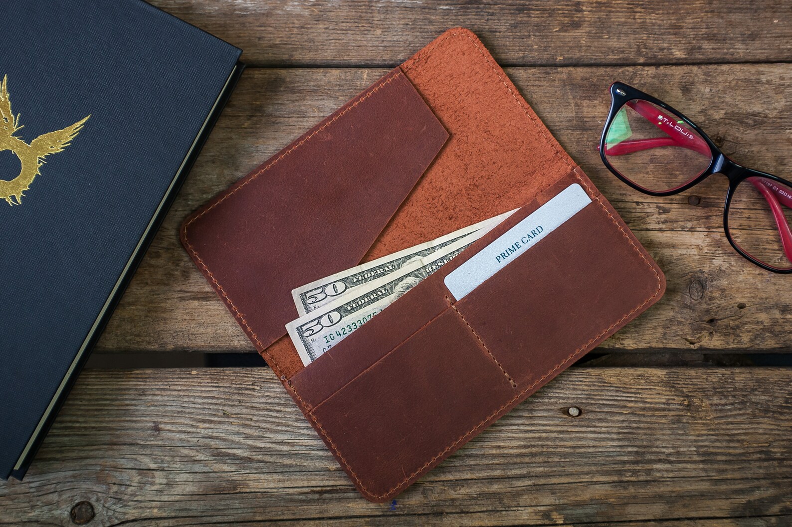 Leather Checkbook Coverpersonalized Checkbook Covercheckbook | Etsy