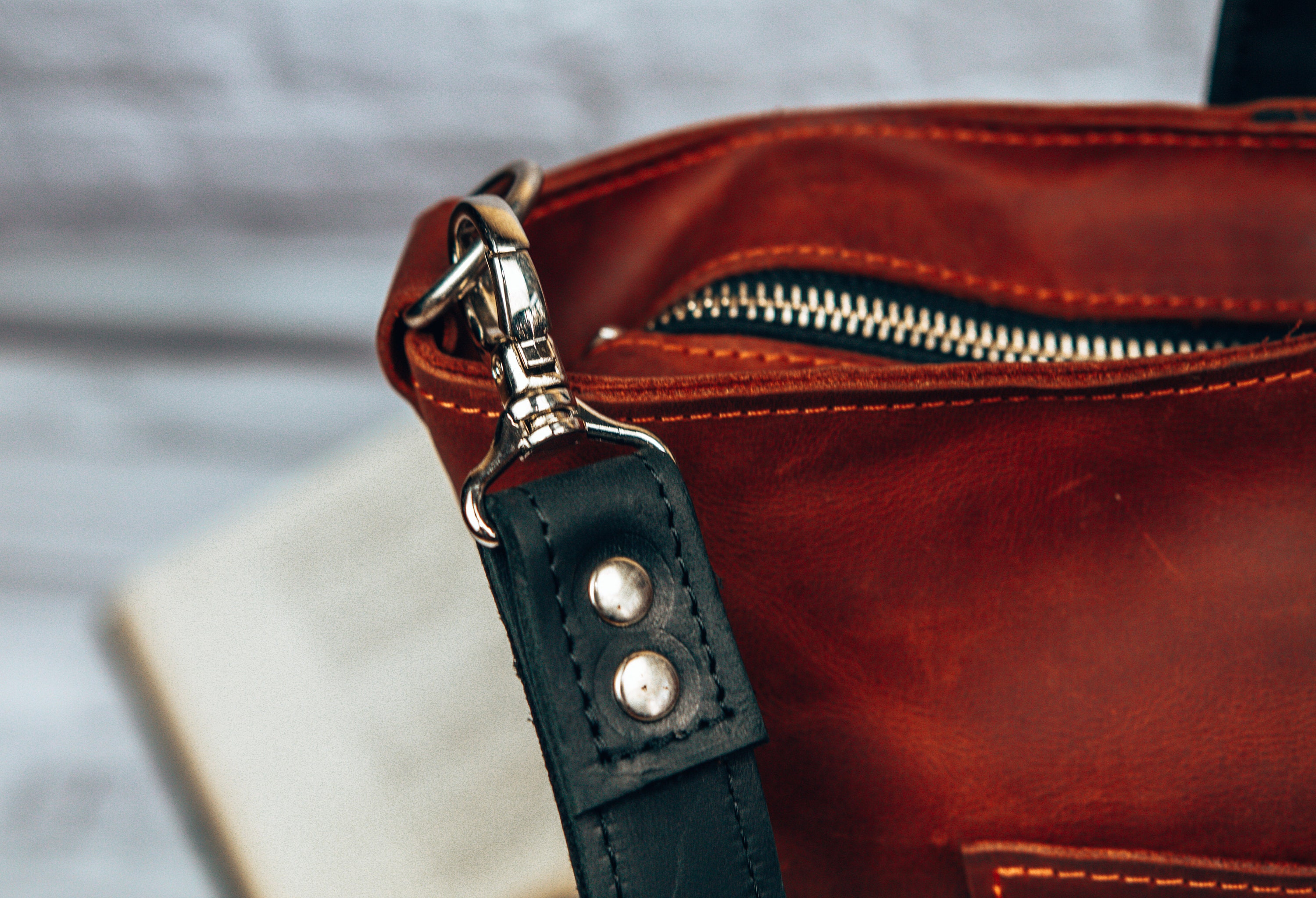 Leather bagLeather satchel bag womenMonogram leather | Etsy