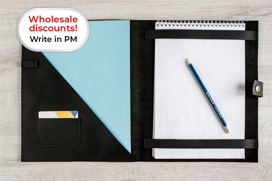 Customized Leather Portfolio,a4 Notebook Cover,leather Notebook Cover ...