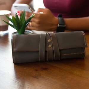 Leather Roll Artist,leather Pencil Roll Case,leather Tool Roll Case ...