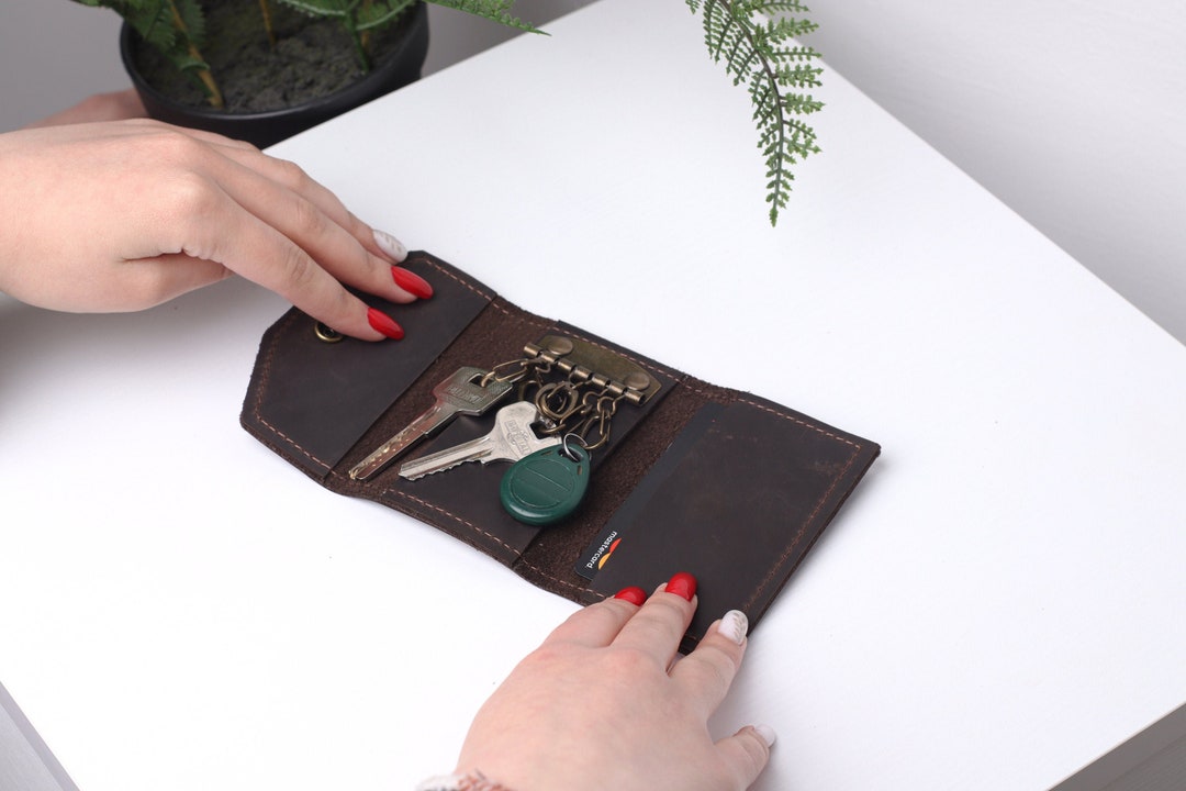 Key Organizer,key Pouch Wallet,pocket Key Holder,key Purse,slim Key ...