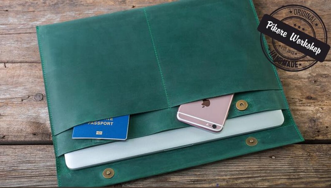Leather Laptop Bagmacbook 13macbook Air 13 Casemacbook 12 - Etsy