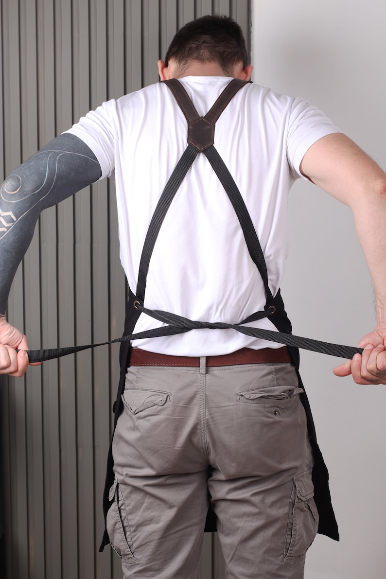 Canvas Apron for Mencustom Men's Apronpersonalized Apron - Etsy