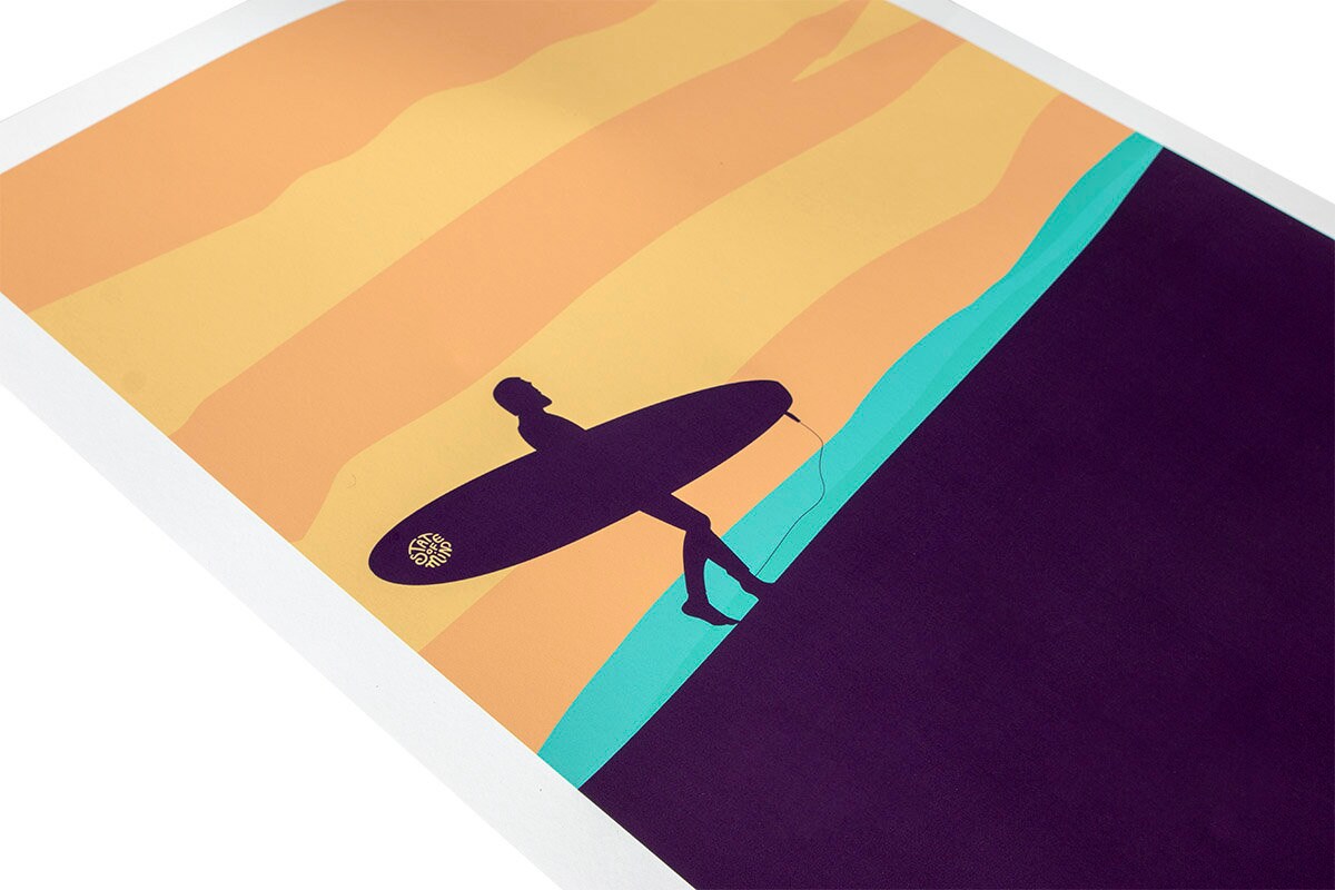 Ride the Waves: Stunning Surfer Poster - Perfect Wall Art for Ocean ...
