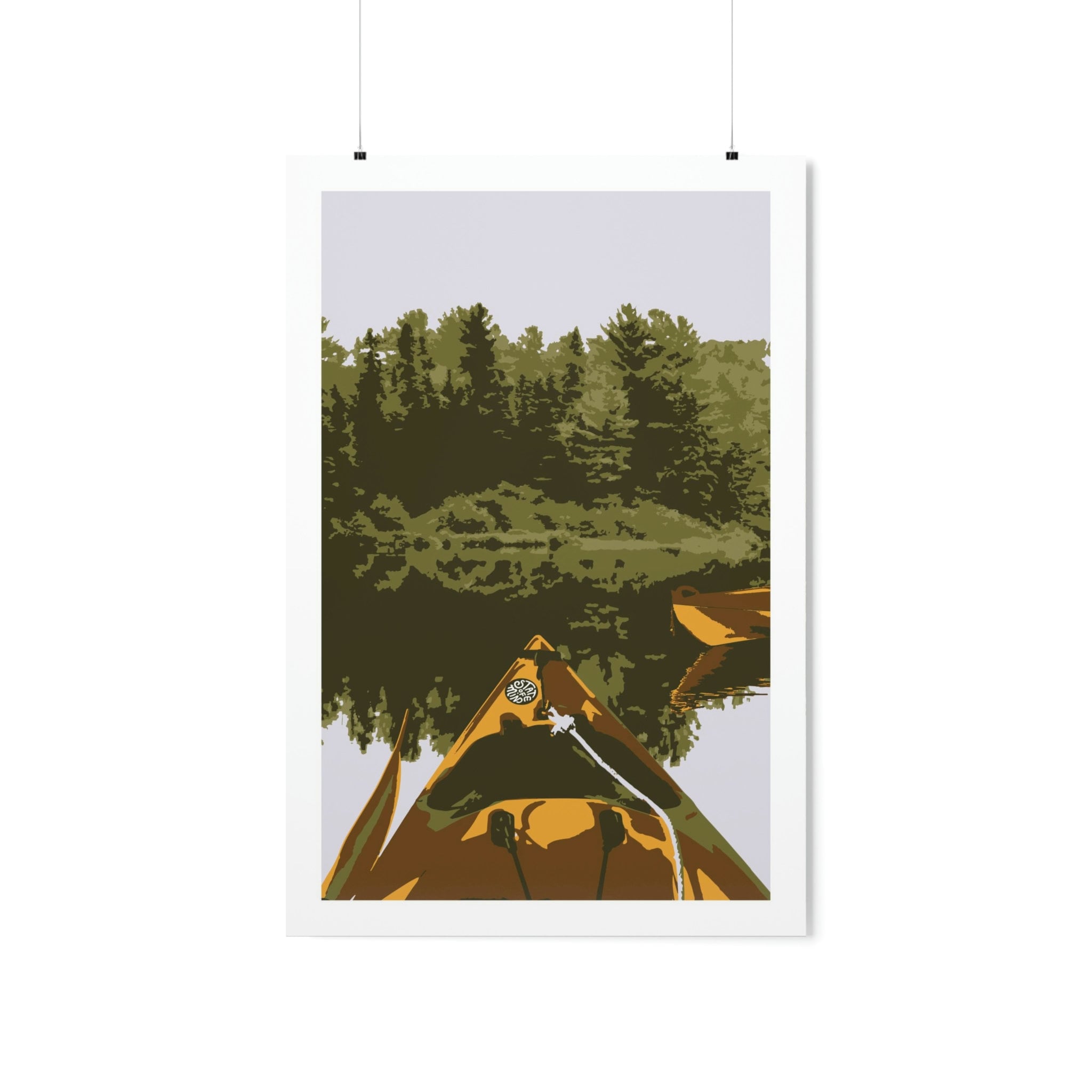 Explore the Waterways: Kayaking Poster for Nature Lovers - Etsy