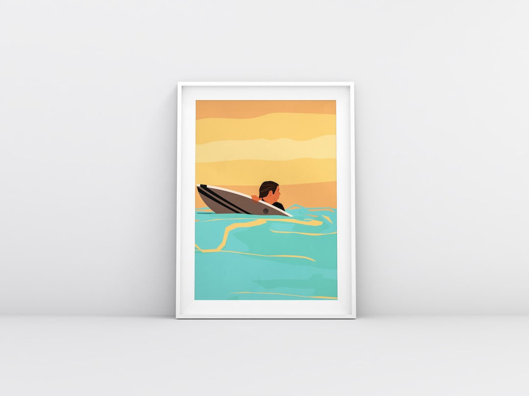 Epic Surfing Poster for the Conscious Surfer: State of Mind - Etsy