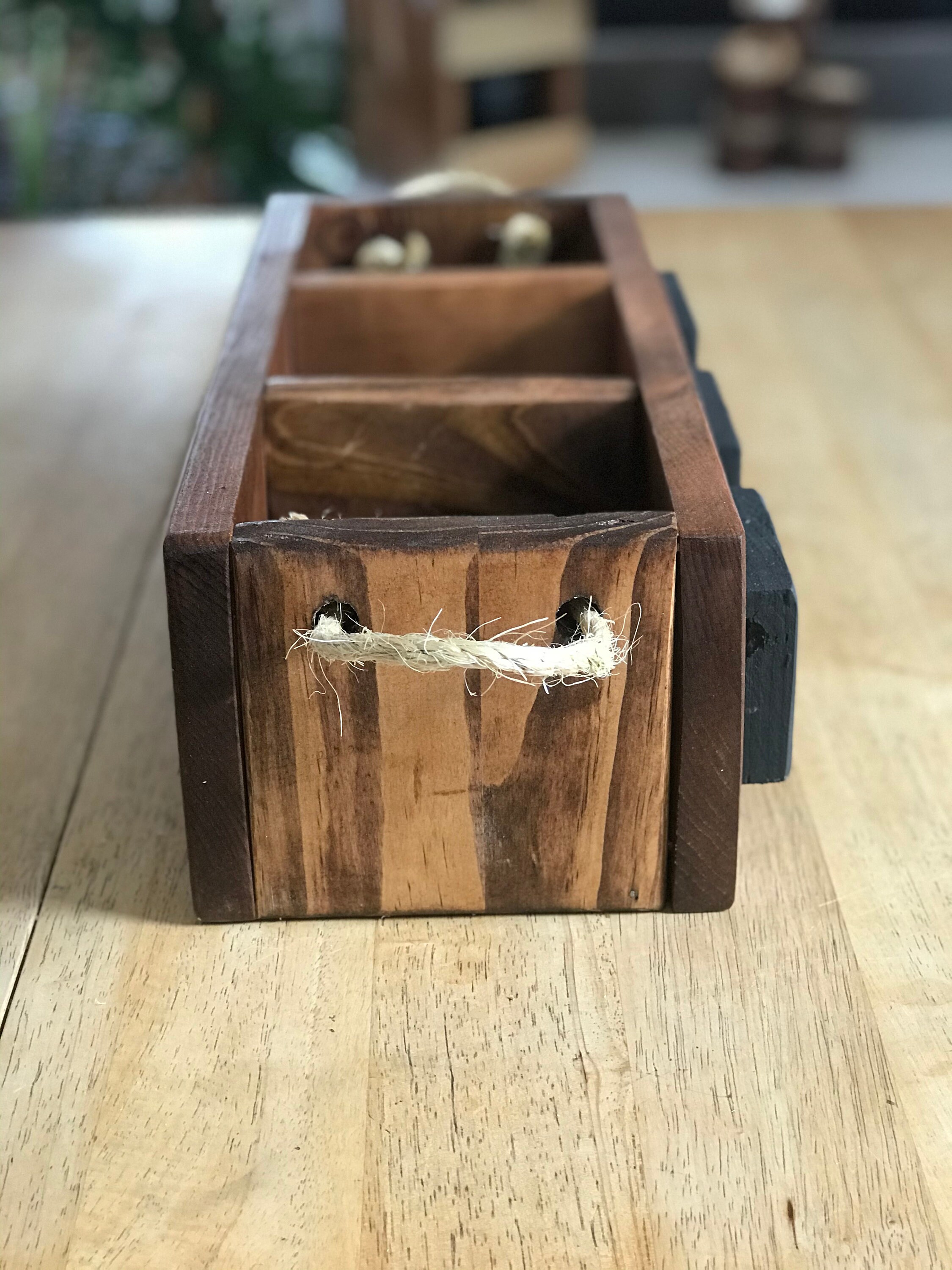 Herb Box Garden Box Planter Box Rustic Indoor Herb Box - Etsy