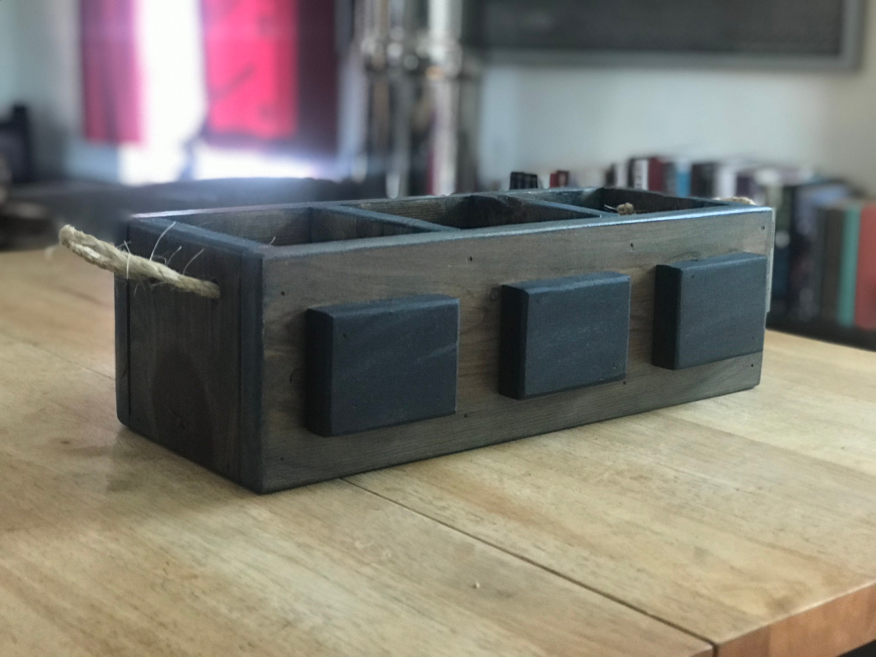 Herb Box Garden Box Planter Box Rustic Indoor Herb Box - Etsy