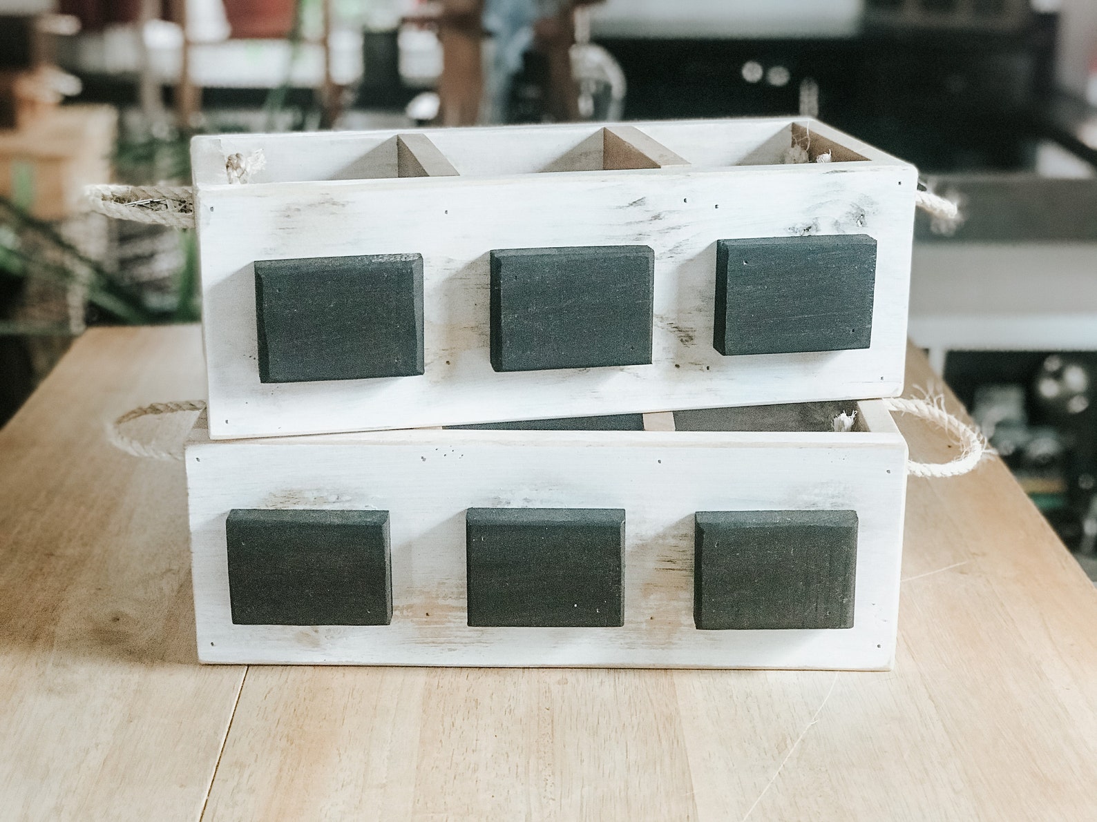 Herb Box Garden Box Planter Box Rustic Indoor Herb Box - Etsy