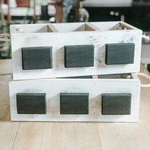 Herb Box | Garden Box | Planter Box | Rustic Indoor Herb Box ...