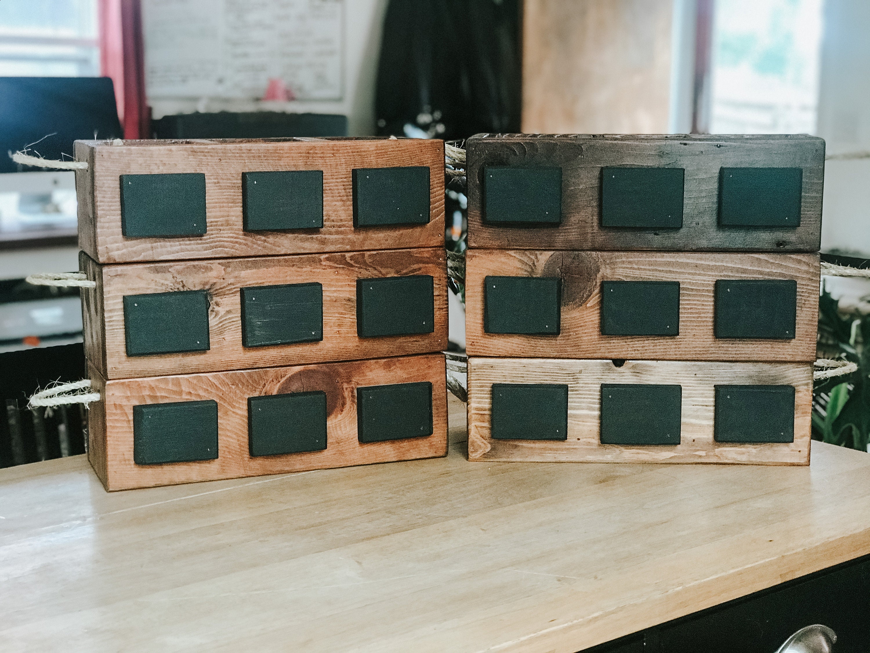 Herb Box Garden Box Planter Box Rustic Indoor Herb Box - Etsy