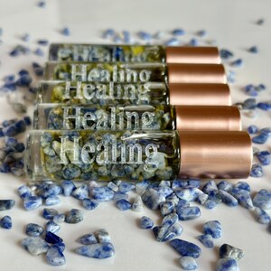 Crystal Infused Essential Oil Rollers | Crystal Rollers | Essential Oil ...