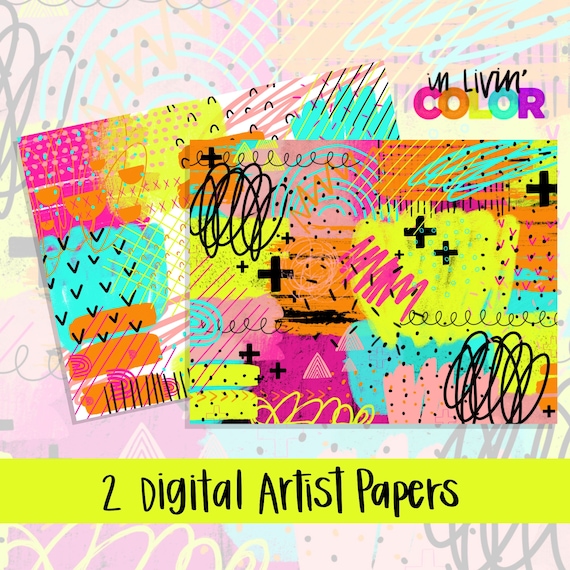 Digital Artist Papers | Etsy