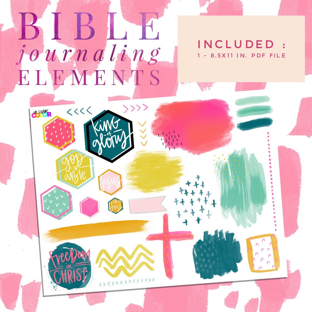 Bible Journaling Elements Vol. 1 - Etsy
