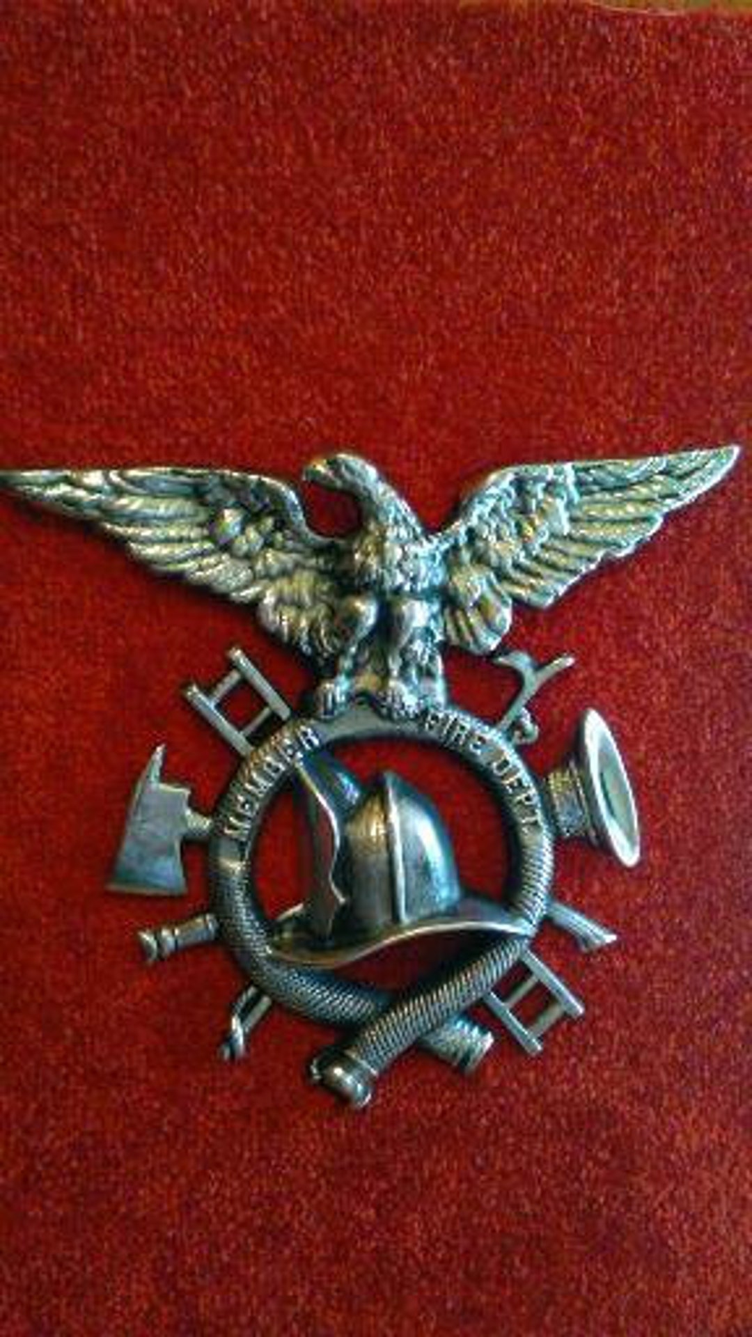 Firefighter Scramble With Helmet Center and Eagle Top - Etsy